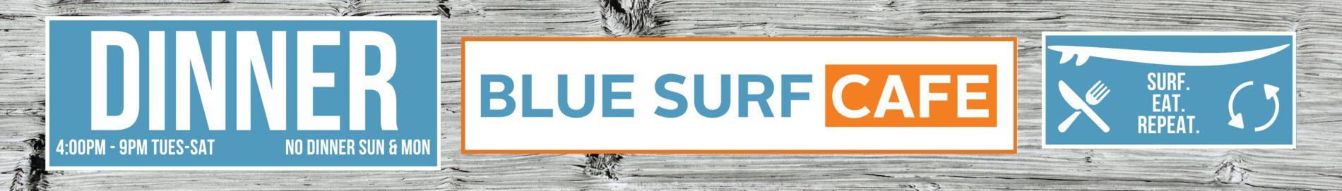 MENU - Blue Surf Cafe